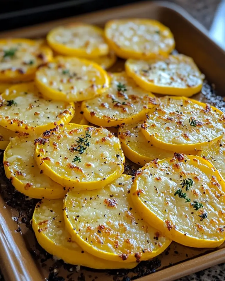 Baked Parmesan Squash – A Crispy, Cheesy Delight – Recipes sophia